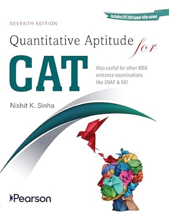 Quantitative Aptitude for CAT (English Edition) eBook : Nishit K. Sinha: Amazon.fr: Boutique Kindle