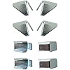 Amazon.com: 8 Pieces-Removable Metal Shelf Support Clips Inside Storage ...
