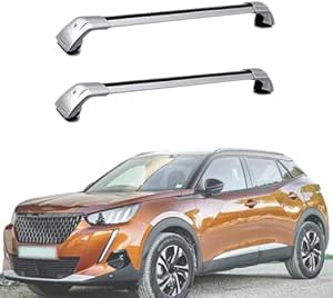 Amazon.com: Roof Rack Cross Bars for Peugeot 2008 SUV 2020 2021 2022 ...
