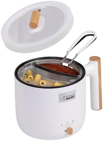 MangiaMarc All-In-One Pastapot I Nudelkocher mit Sieb & Sauciere ...
