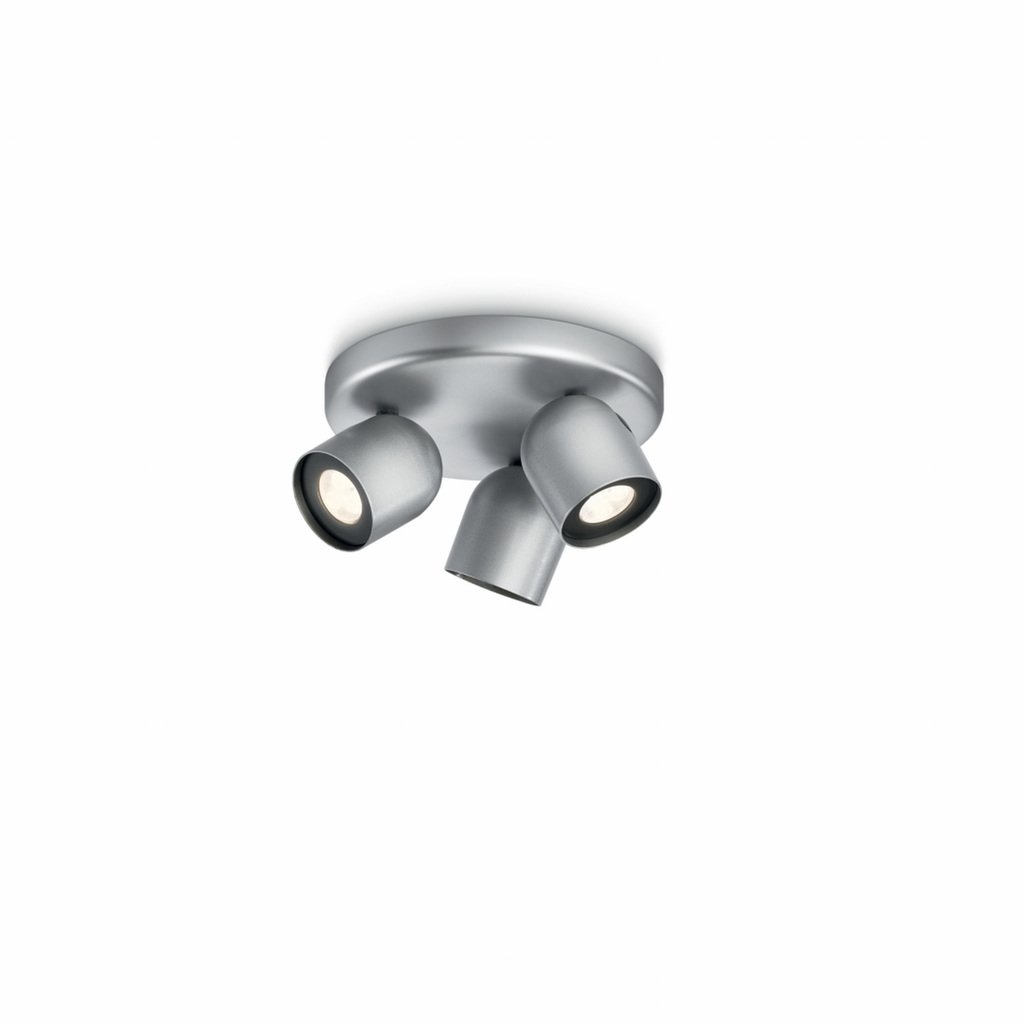Philips Ledino 3 Spotlight Ceiling Light Aluminium (Integrated 3 x 7.5 ...