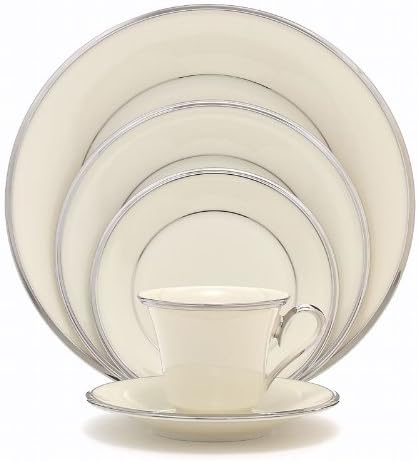 Amazon.com | Lenox Solitaire Eight 5 Pc Place Settings: Dinnerware Sets ...