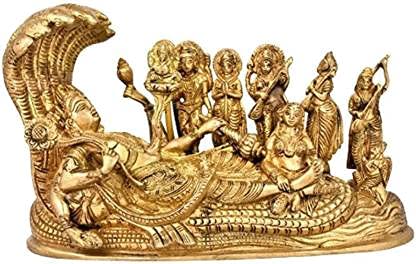 Buy acraftsindia Vishnu Parivar (Vishnu, Shiv, Brahma, Laxmi, Saraswati ...