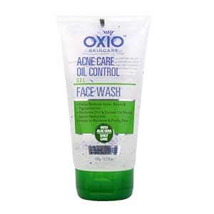 Oxio Acne Care Oil Control Gel Face Wash for Golwing Skin Dullness Exfoliating with Aloe Vera ...