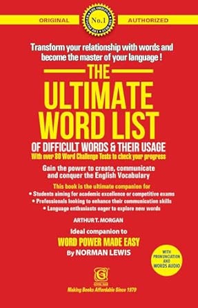The Ultimate Word List Of Difficult Words & Their Usage - With over 80 ...