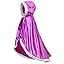 Party Chili Fur Princess Hooded Cape Cloaks Costume for Girls Dress Up ...