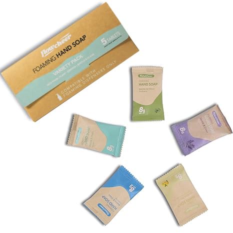 Amazon.com : flowcheer Foaming Hand Soap Tablet Refills-5 Sample Pack ...