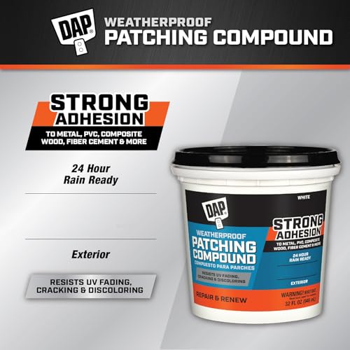 DAP 7079818787 Platinum Patch Advanced Qt Raw Building Material, White ...