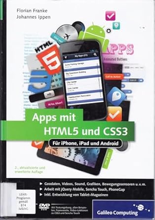 Amazon.com: Apps mit HTML5 und CSS3: 9783836222372: Florian Franke: Books