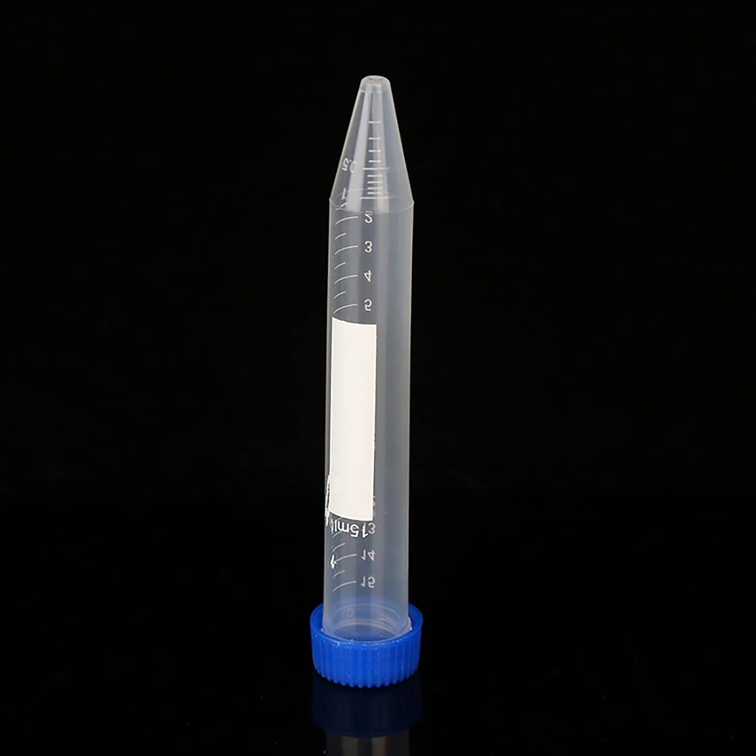 Conical Centrifuge Tubes 15ml, 100 Pcs Sterile Plastic Tubes with Screw ...