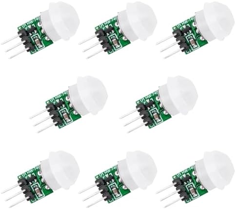 Amazon.com: FORIOT 8Pcs AM312 Mini PIR Infrared Human Sensor HC-SR312 ...