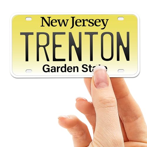 Amazon.com: New Jersey License Plate Bumper Stickers - Choose from 10 ...