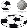 Amazon.com: JeogYong Soccer Rug, Soft and Comfy Sports Themed Round ...