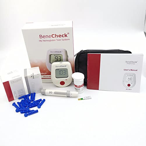 Buy caretuye Hb Hemoglobin Test Kit Hemoglobin Meter Analyzer Anemia ...