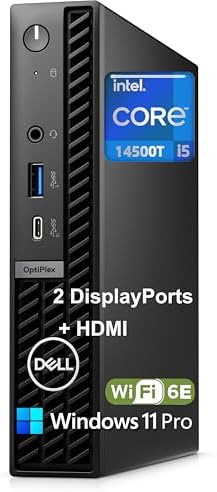 Amazon.com: Dell OptiPlex 7020 MFF Intel i5-14500T 14-Core Processor ...