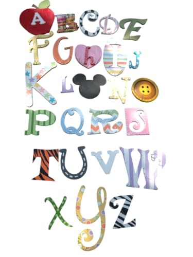 Amazon.com: Wooden Letters, Alphabet Room Letters, Nursery Letters ...