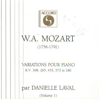 Variations for Piano 1: Mozart, Laval: Amazon.es: CD y vinilos}