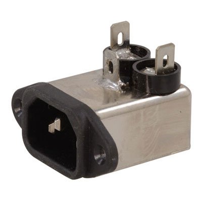 Filter Right Angle Power 1A@250VAC Faston 2250 Hipotentiometerul/CSA ...