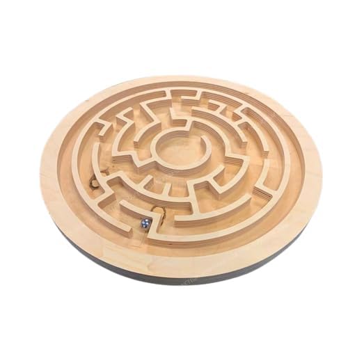 Buy SHAKTISM Round Wooden Labyrinth Board Game - Wooden Maze Board Game ...