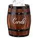 Amazon.com: Menkxi Wedding Oak Whiskey Barrel Card Box with Slot Gift ...