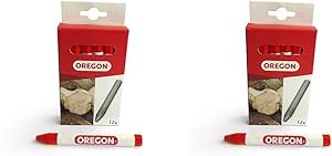 Oregon Multi Surface Marking Crayon – Red, Professional 6 Sided Chalk ...
