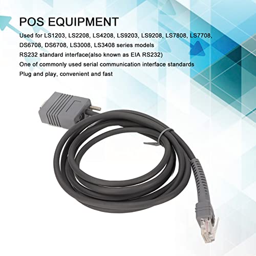 Zunate RS232 to RJ45 Barcode Scanner Serial Cable POS Equipment for ...