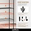Amazon.com: CAPHAUS NSF Black Adjustable Shelves Metal Wire Shelving ...