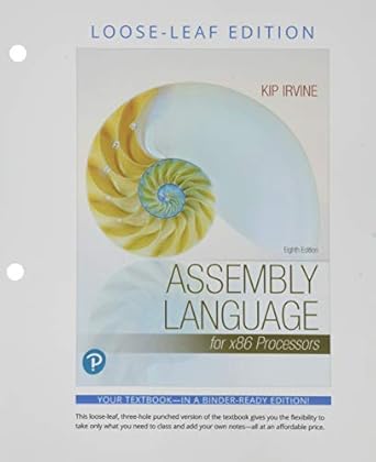 Assembly Language for x86 Processors - Print offer [Loose-Leaf] (8th ...