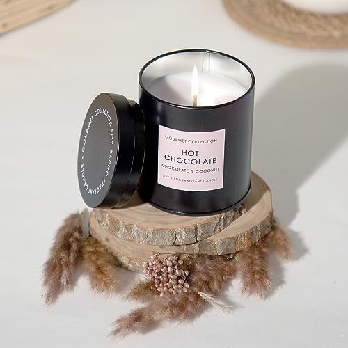 Anko hot Chocolate Gourmet Scented Candle with Metal lid | Soy Wax ...