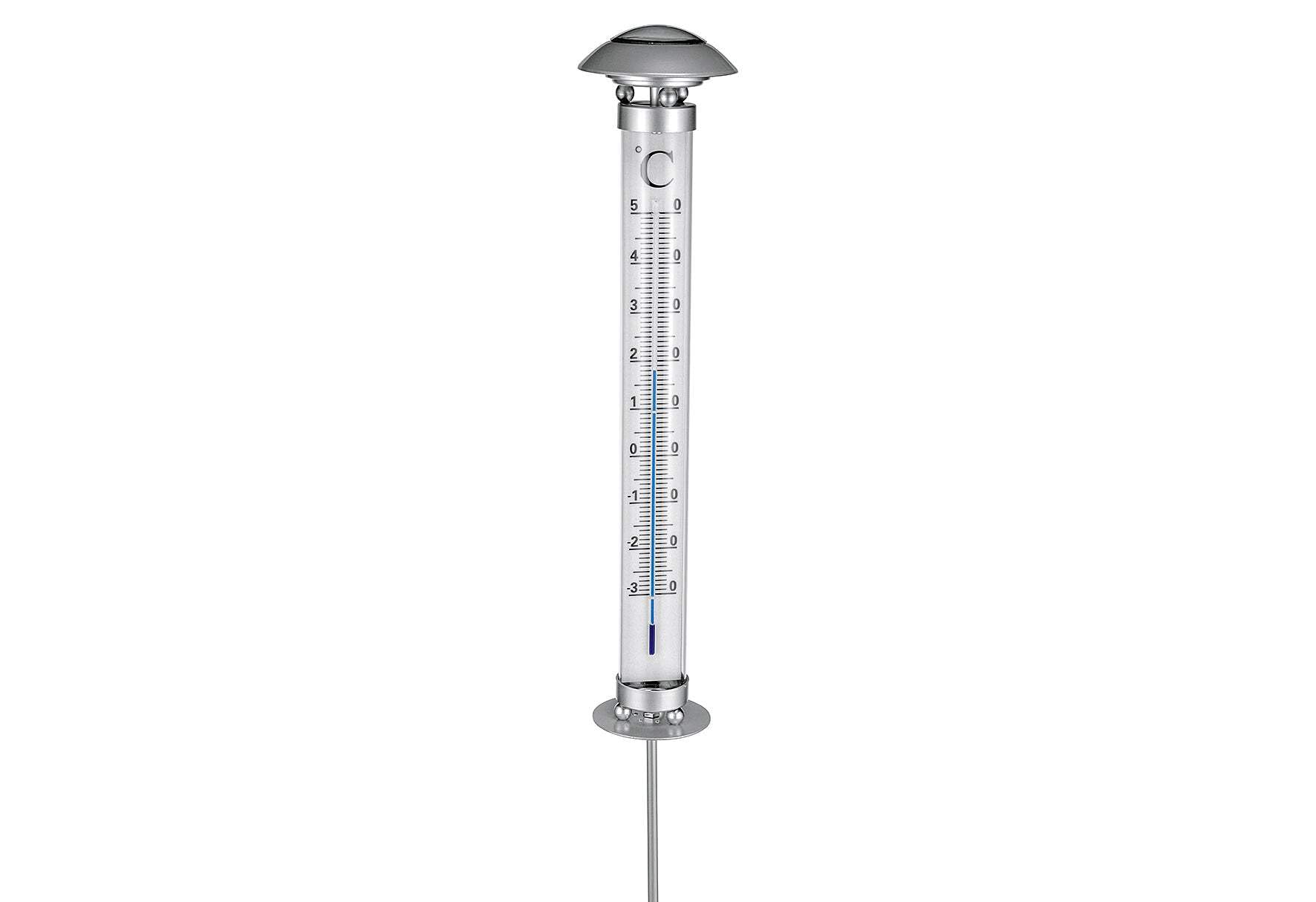 Lighted Solar Outdoor Thermometer Solar Thermometers