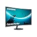 Samsung T55 Curved Monitor, 24 Inch, 1000R, 75hz, 4ms, 1080p, Dark Blue ...