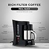Buy Preethi Cafe Zest Drip Coffee Maker| 450W Coffee Machine for Home ...
