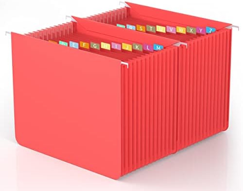 Amazon.com : Expanding Hanging File Folders, 26 Creative Accordion ...