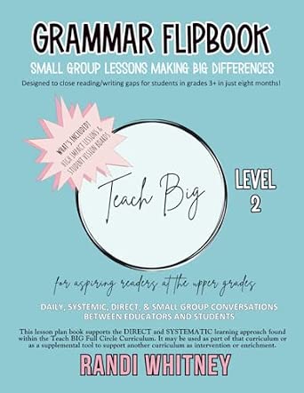 Amazon.com: Grammar Flipbook: Small Group Lessons Making Big ...