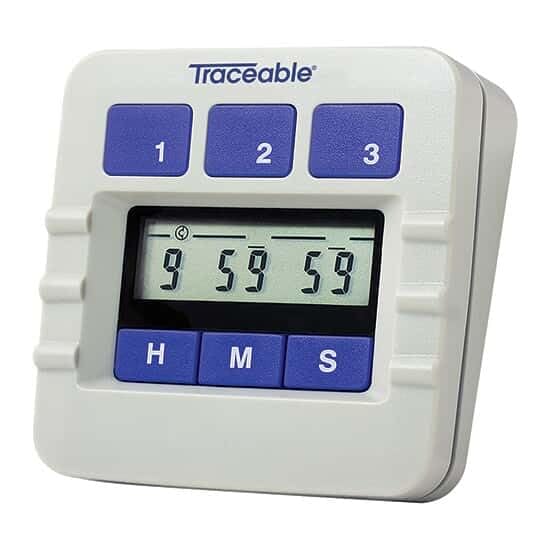 Traceable Calibrated Single-Display Digital Clock/Timer, Accuracy of 0.001