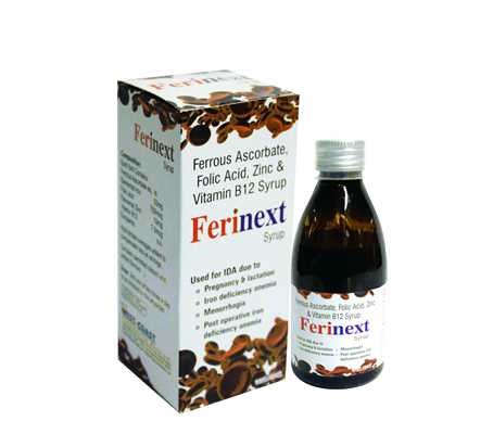 Buy West Coast Ferinext Ferrous Ascorbate, Folic Acid, Zinc and Vitamin ...
