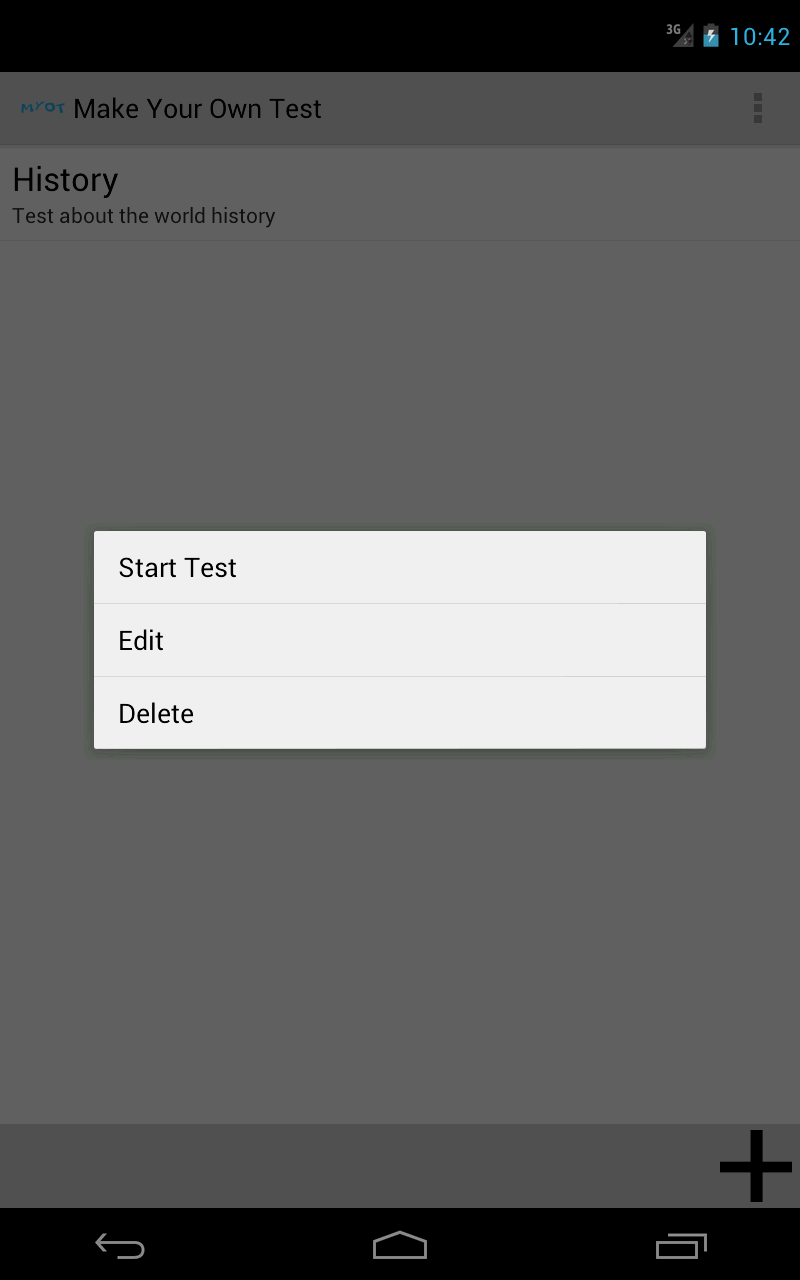Make Your Own Test - Application sur Amazon Appstore