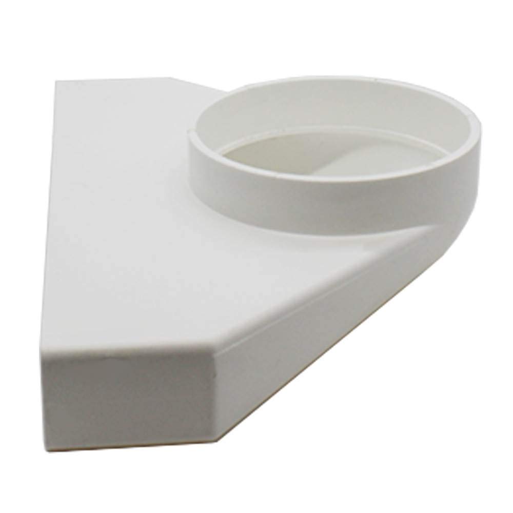 Kair Plenum Elbow Bend Adaptor 234mm x 29mm to 100mm - 4 inch ...