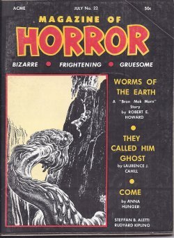 MAGAZINE OF HORROR: July 1968, No. 22: Amazon.com: Books