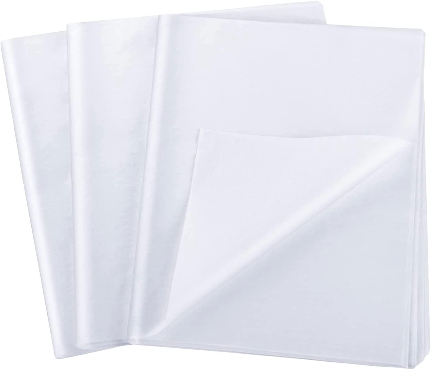 PREMIFY White Tissue Wrapping Paper, 60 Sheets of 50 x 70cm Tissue ...
