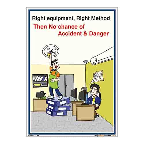 buysafetyposters.com - No Accident No Risk Poster In English PVC ...