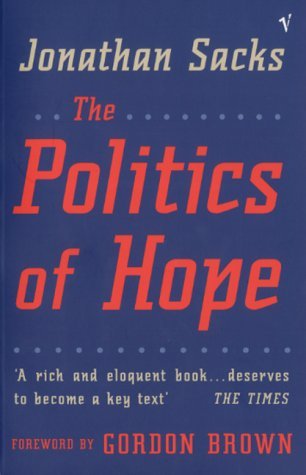 Politics of Hope: Jonathan Sacks: 9780099765417: Amazon.com: Books