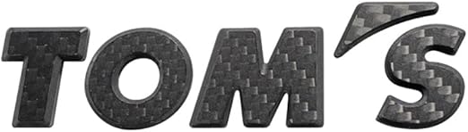 Amazon | トムス(Tom’s) TOMSエンブレム マットカーボン 08233-TS005 | エンブレム | 車＆バイク