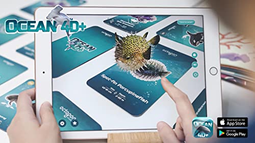 Octagon Studio Ocean 4D+ Augmented Reality Cards: Explore the Ocean and ...