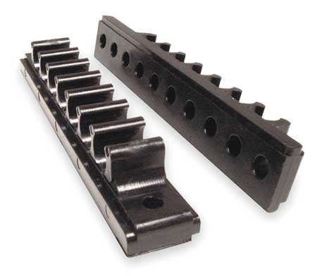 Amazon.com: Tube Rack, 10 Channels, 1/4 In, Black, PK2 : Industrial ...