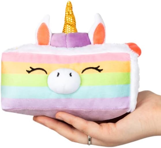 Amazon.com: Squishable / Snugglemi Snacker Unicorn Cake 5'' Plush ...