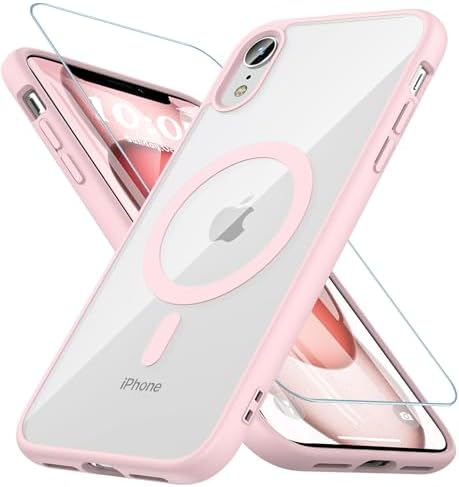 Amazon.com: Hensinple for iPhone XR Case, iPhone XR Phone Case Magnetic Case with Screen ...