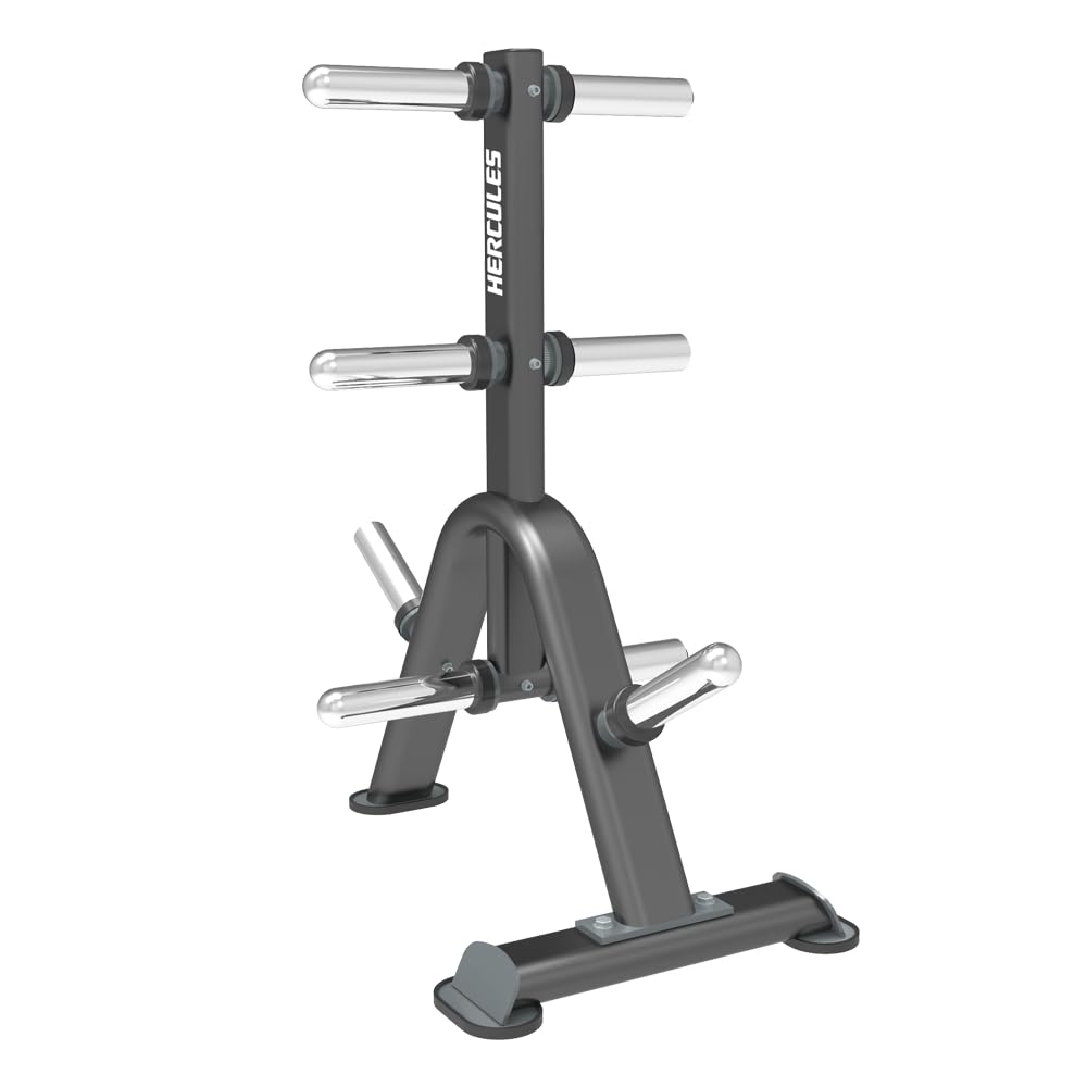 Hercules Fitness A-Frame Weight Plate Stand, Black, Steel, Traditional ...