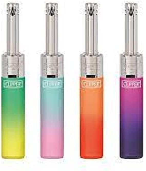 2 X CLIPPER MINI TUBE LIGHTER - SACRED WEED - DESIGN LIGHTER REFILLABLE ...