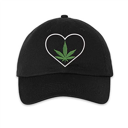 Amazon.com: Marijuana Leaf Embroidered Hat (Black) : Handmade Products